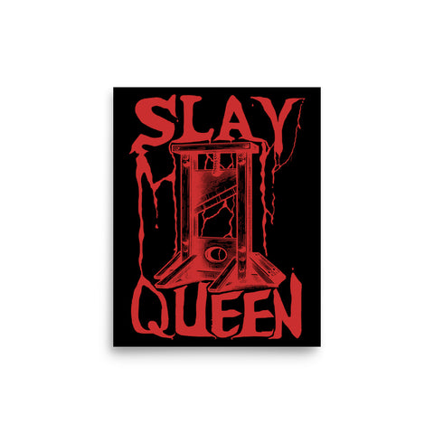 Slay Queen Guillotine Meme Poster SpaceDogLaika Slay Queen Guillotine Meme Poster SpaceDogLaika