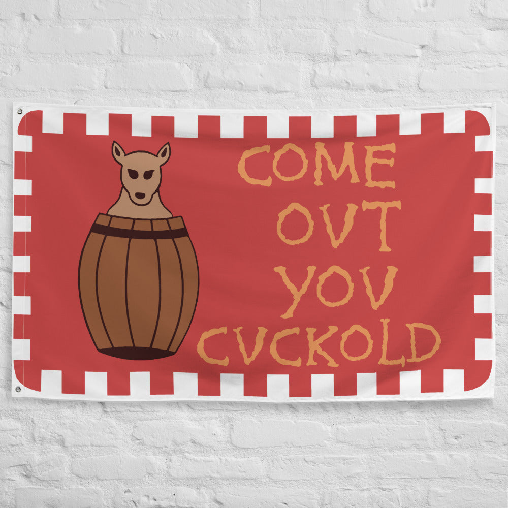 Come Out You Cuckold Flag - Sir Horatio Cary, Regiment of Horse, Engli ...