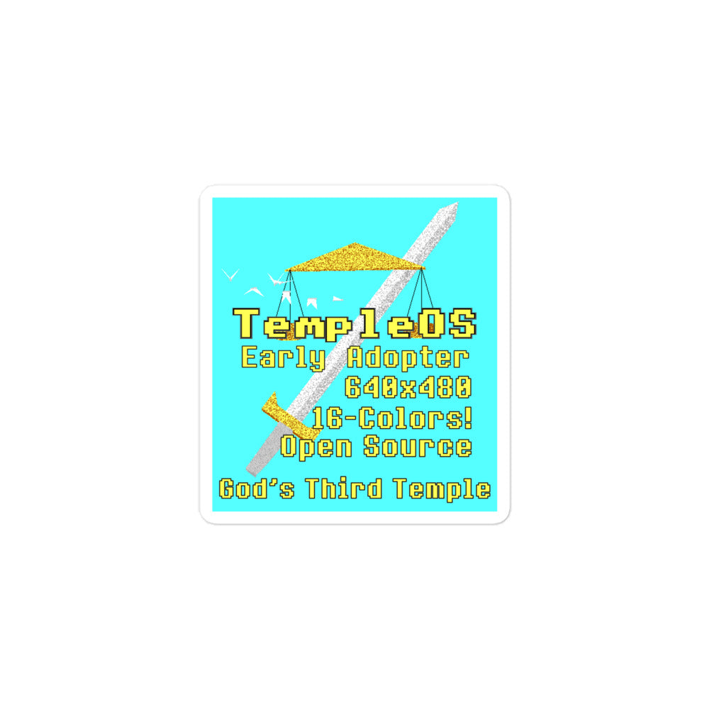 TempleOS Early Adopter - Terry A Davis, Programmer, Meme Sticker ...