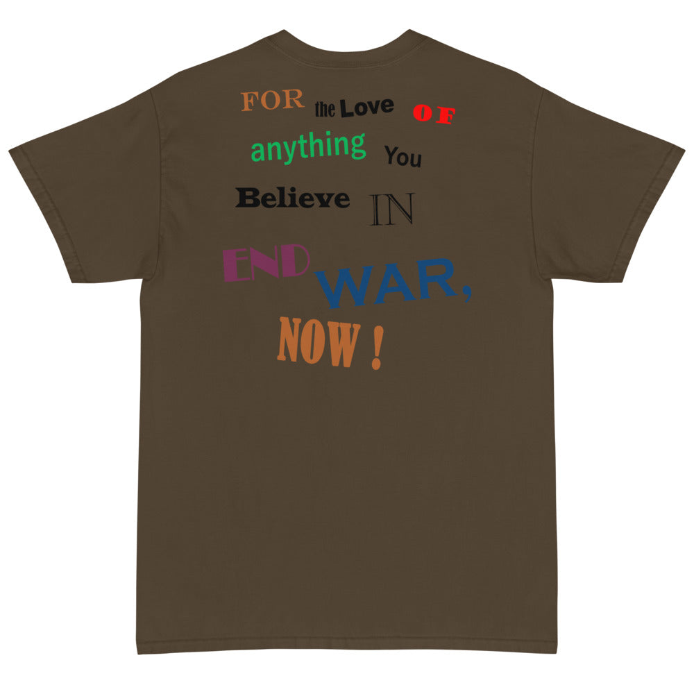 End War Now! (Back Print) - Anti War T-Shirt – SpaceDogLaika